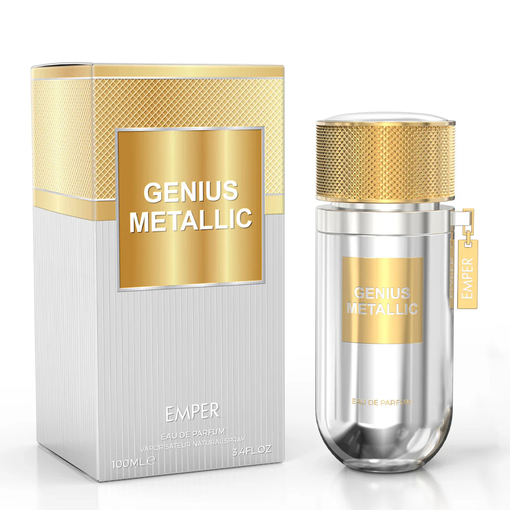 Genius Metallic 100ml - Eau de Parfum - Emper Perfumes – ORIENTFRAGANCE